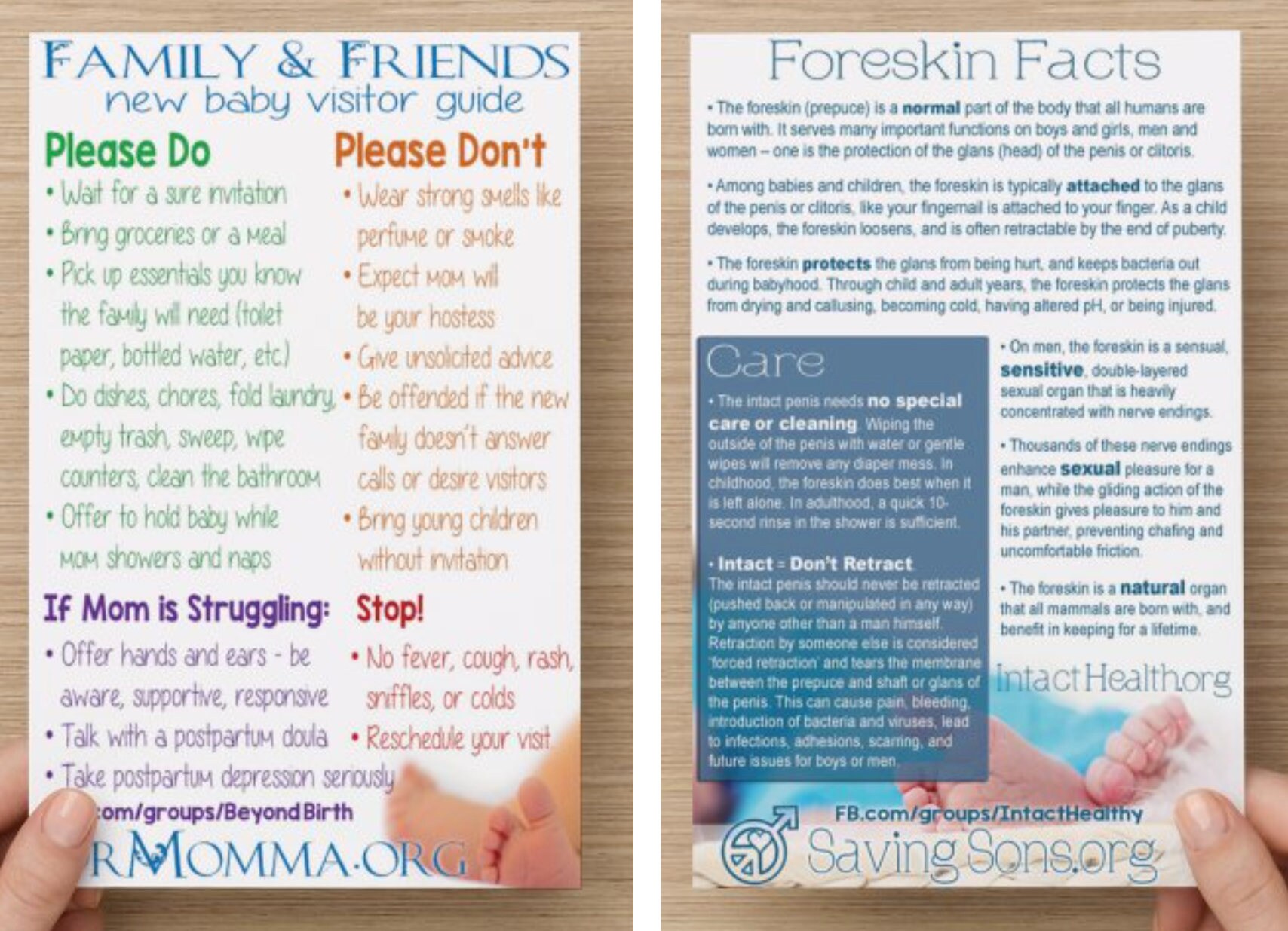 New Baby Family & Friends Visitor Guide - Etsy