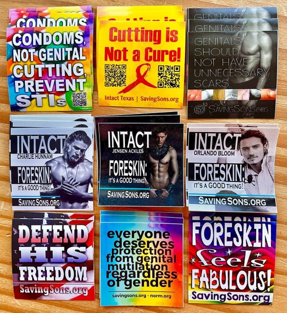 Intactivist Vinyl Stickers: Assorted - Etsy