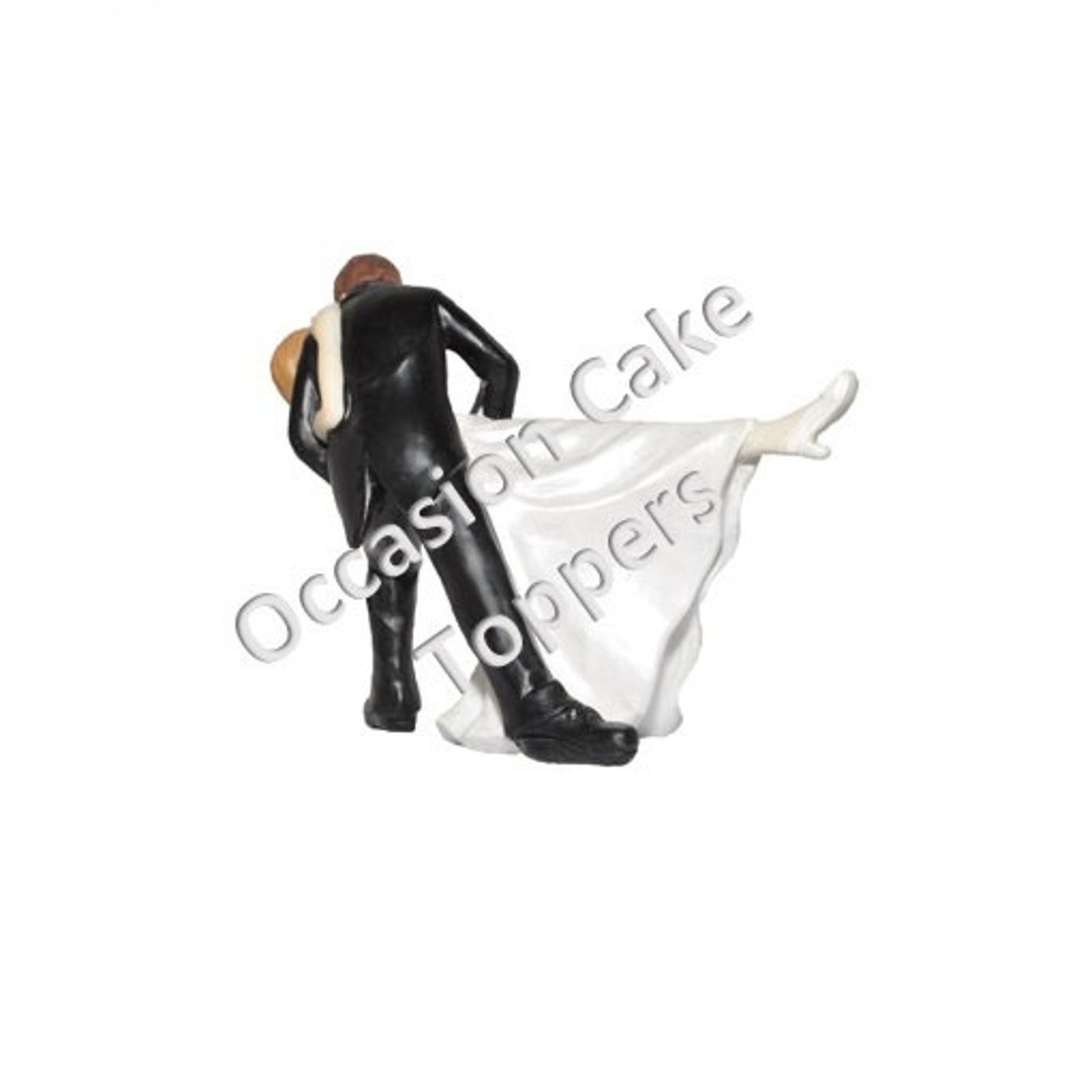Wedding Cake Topper - Bride and Groom - Romantic Dance - Polyresin ...