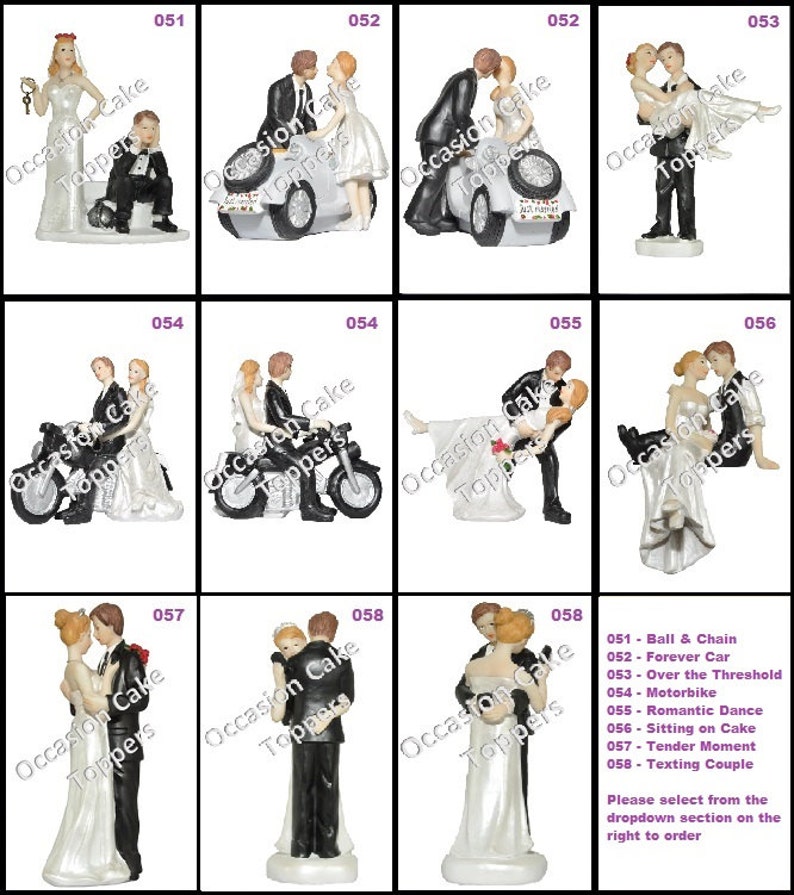 Wedding Cake Topper Bride and Groom Romantic Dance - Etsy UK