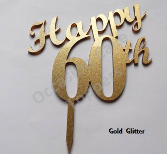 Birthday Cake Topper Milestone Happy 18th 21st 30th 40th | Etsy