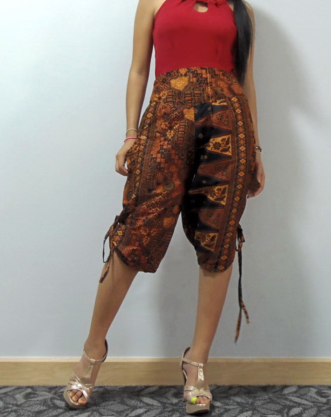 Capri Pants Summer Wear Cotton - Etsy