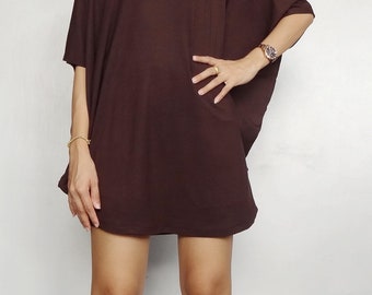 Chocolate Brown Tops - Etsy