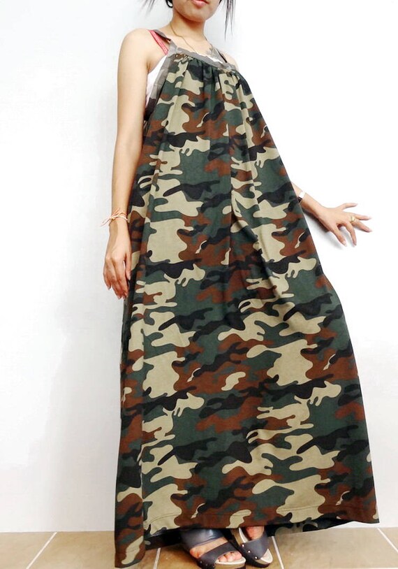 Women Maxi Spaghetti Long Dress Casual Gypsy Bohemian Dress | Etsy