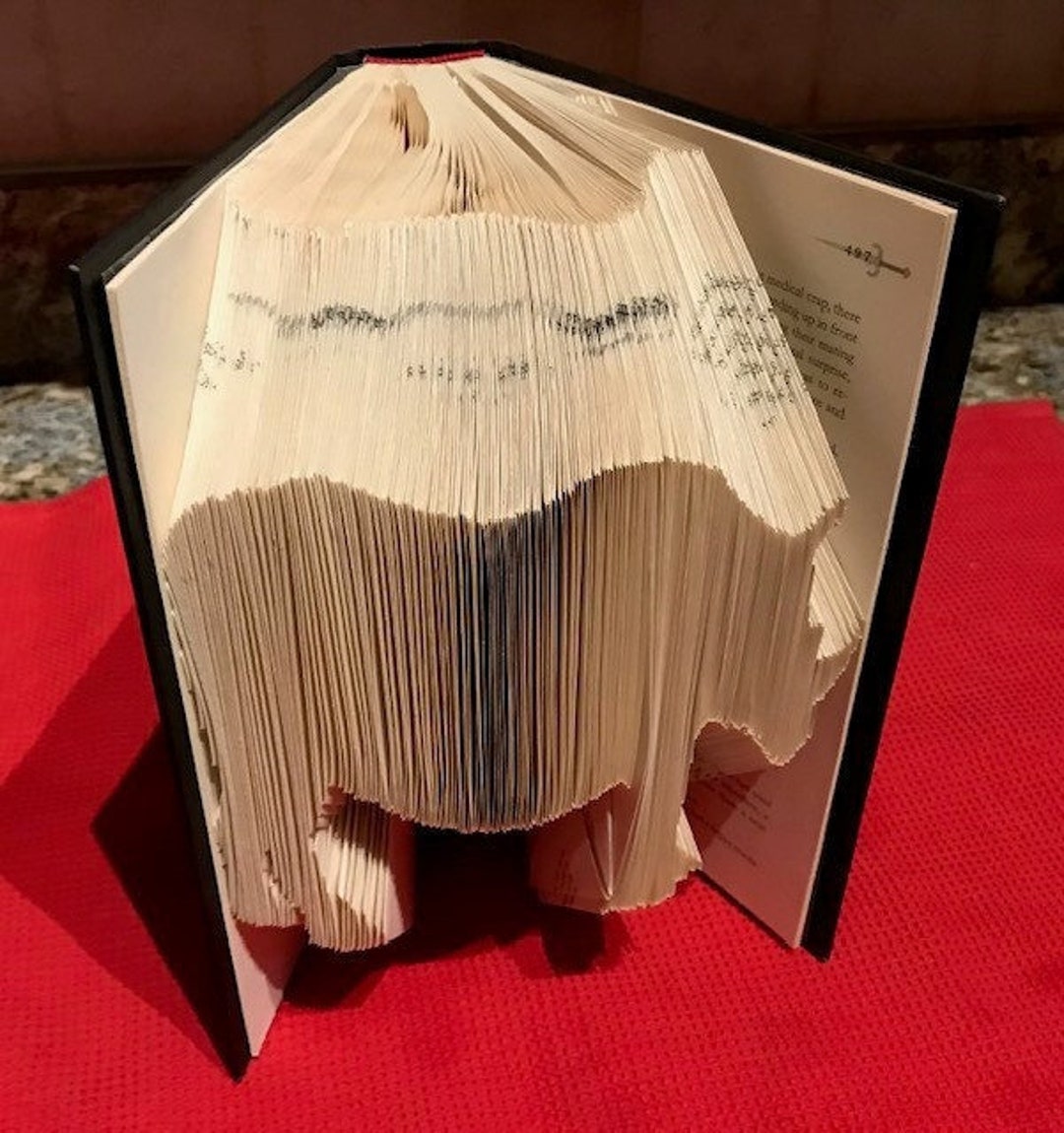 Rhino Book Folding Pattern. Measure Mark and Fold Pattern. - Etsy