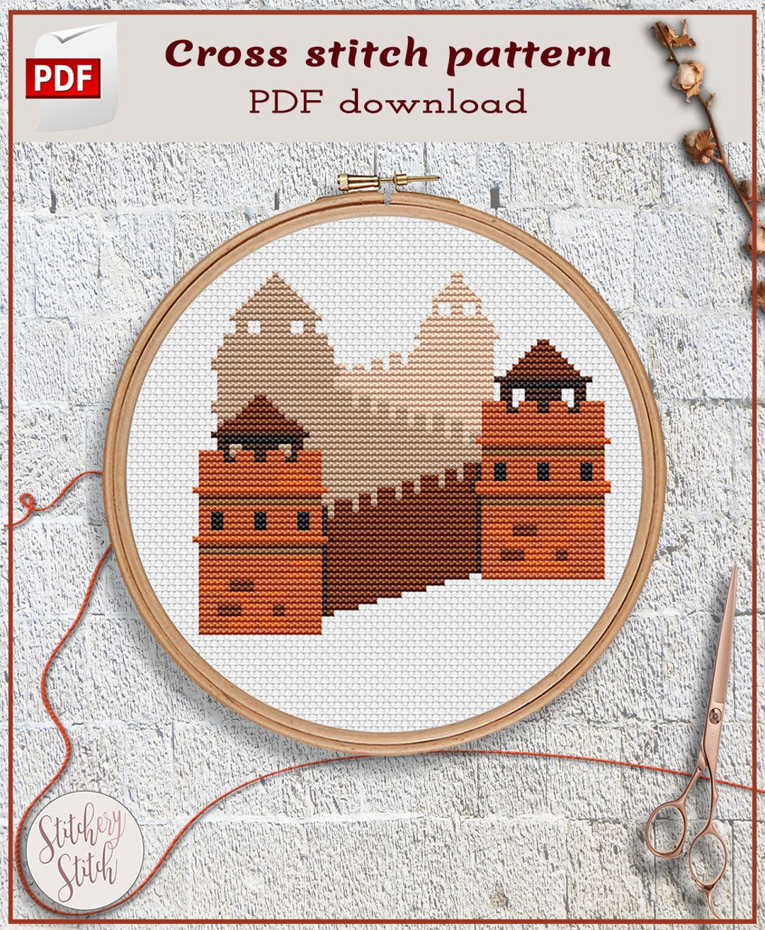 Great Wall of China Cross Stitch PDF - Etsy Canada