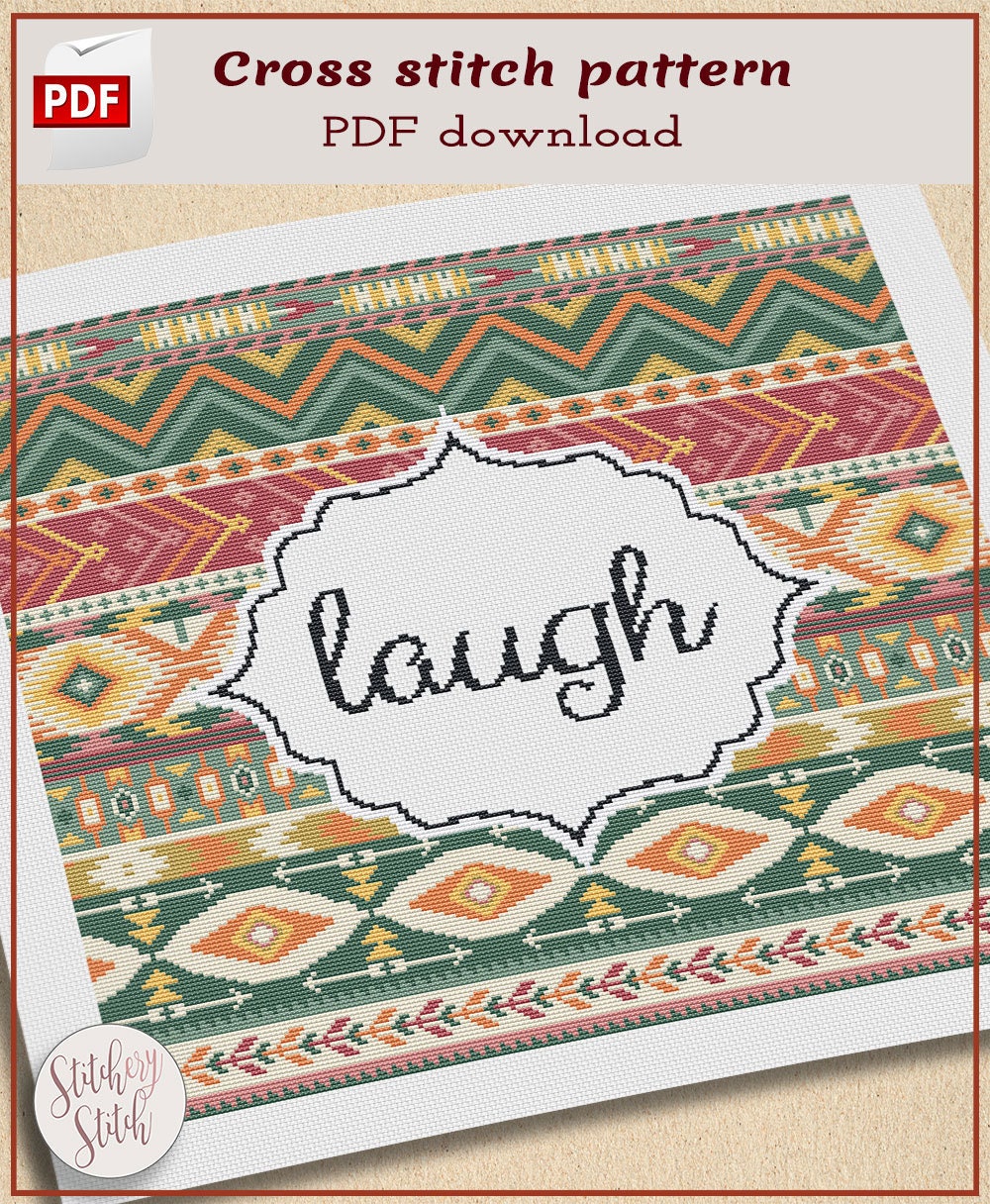 Custom Cross Stitch Pattern Custom Words - Etsy