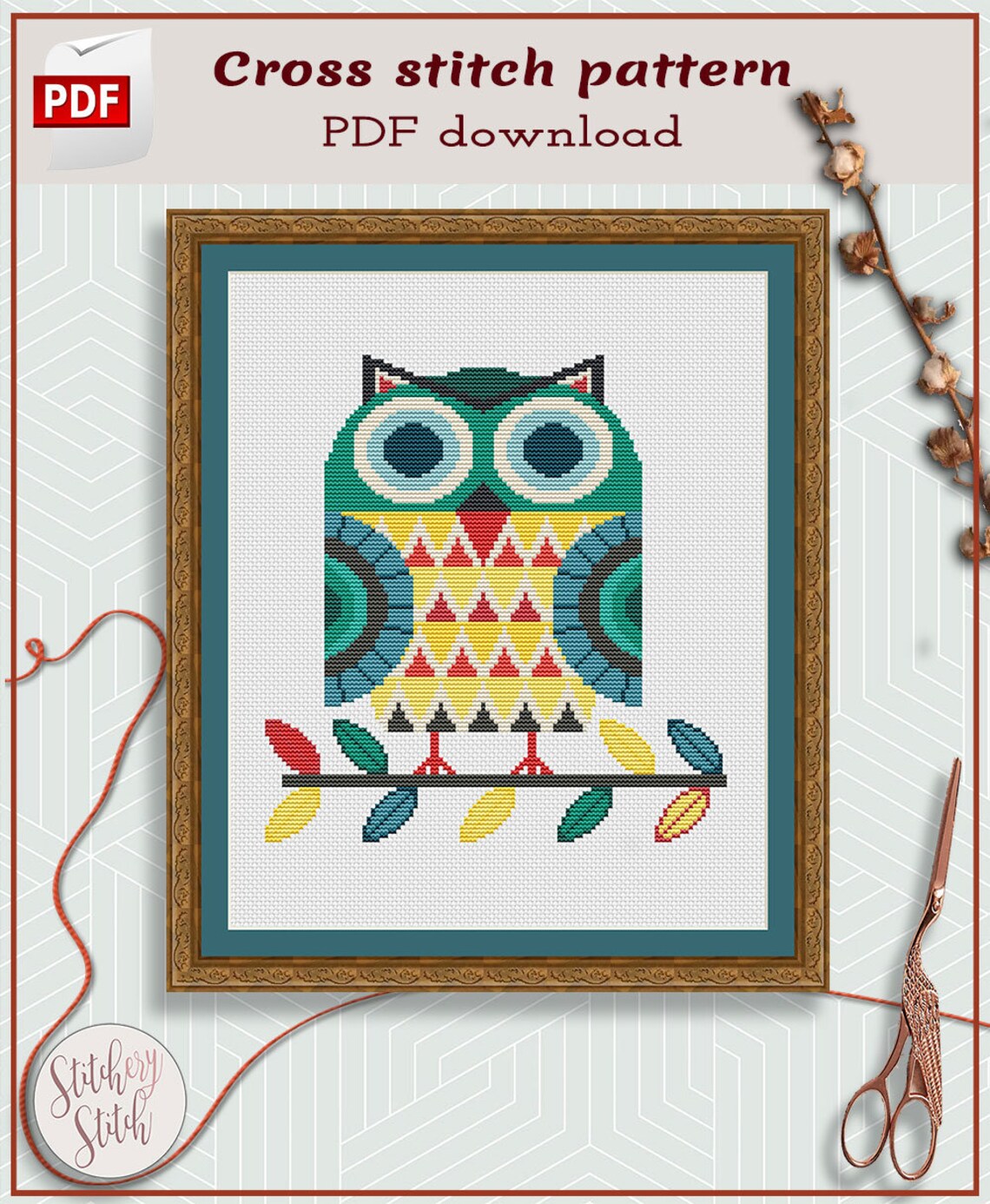 Scandinavian Cross Stitch Patterns Cross Stitch Patterns | Etsy