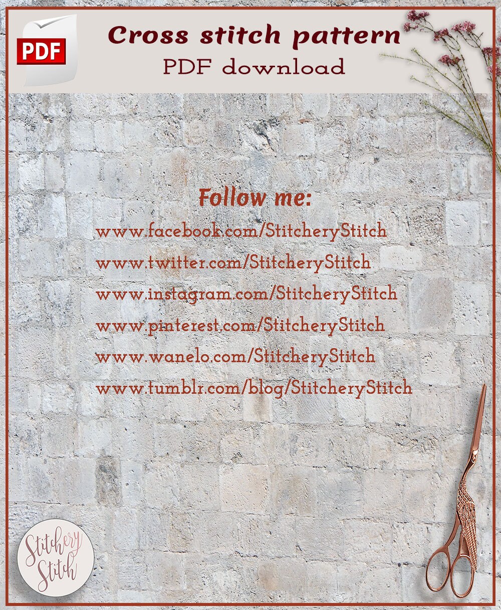 Eiffel Tower Cross Stitch Pattern Paris Cross Stitch Chart | Etsy