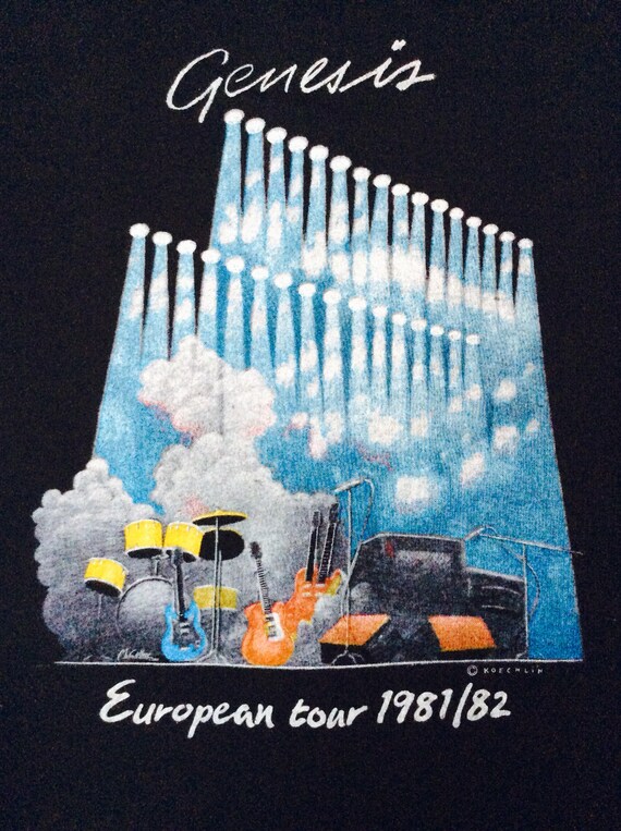 1981 GENESIS TOUR Official Licensed MADE in U.S.A Vin… - Gem