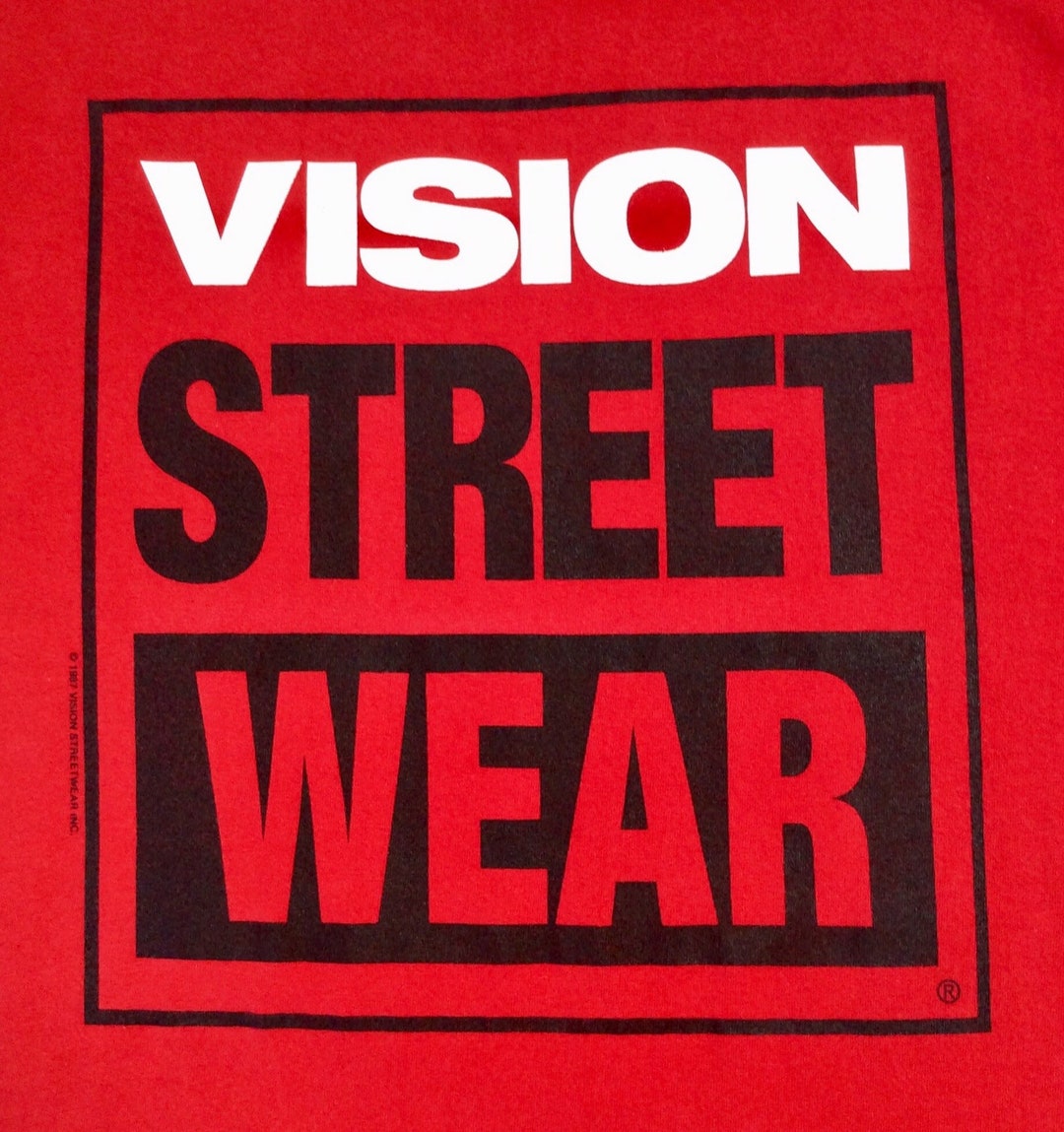 1987 VISION STREET WEAR Official Licensed Vintage Skater Shirt - Etsy