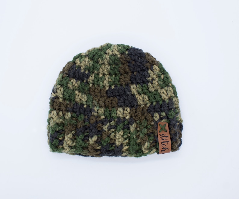 Crochet Camouflage Camo Hat - Etsy