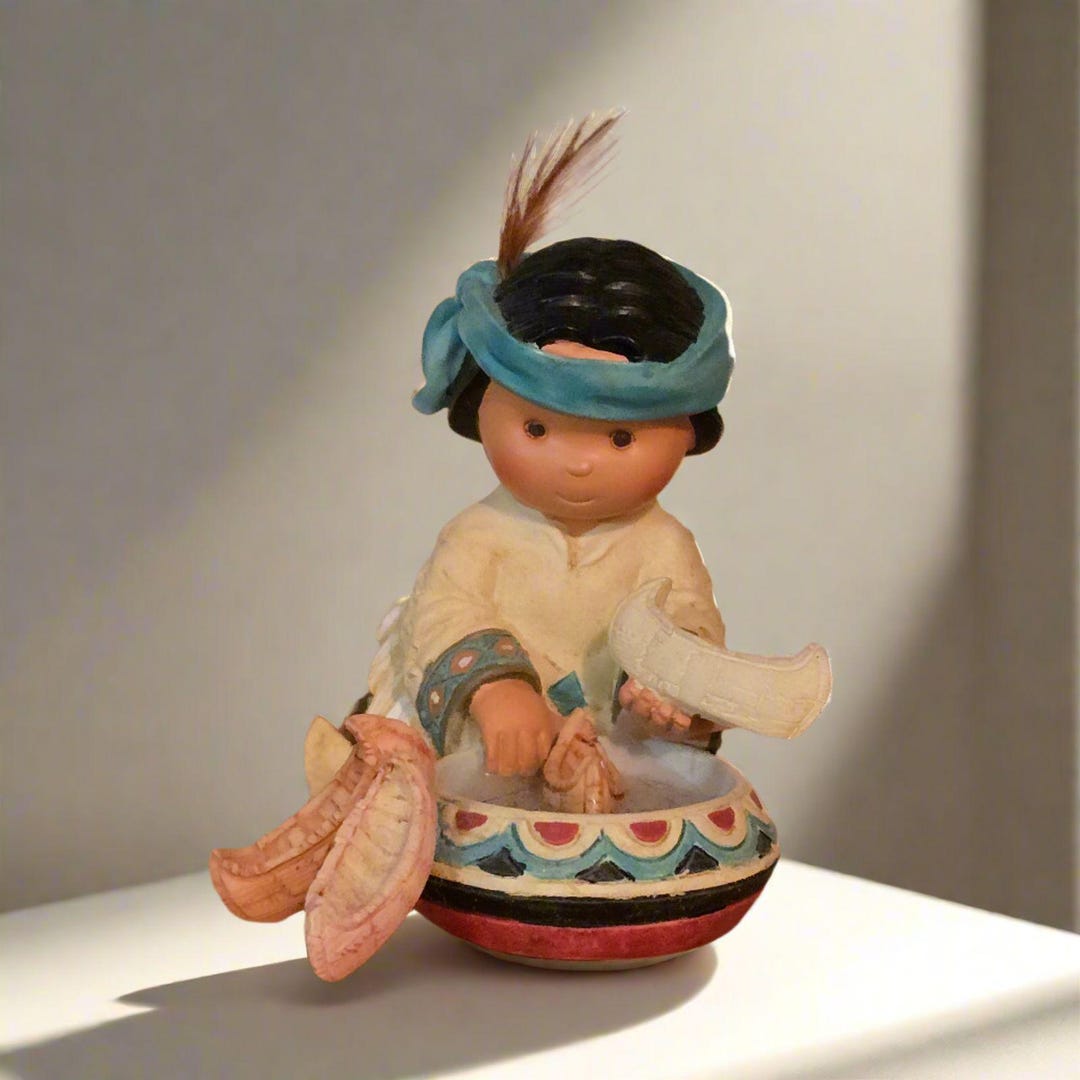 Friends of the Feather Canoe Be Five, Too? 1997 Enesco Figurine #326437 ...