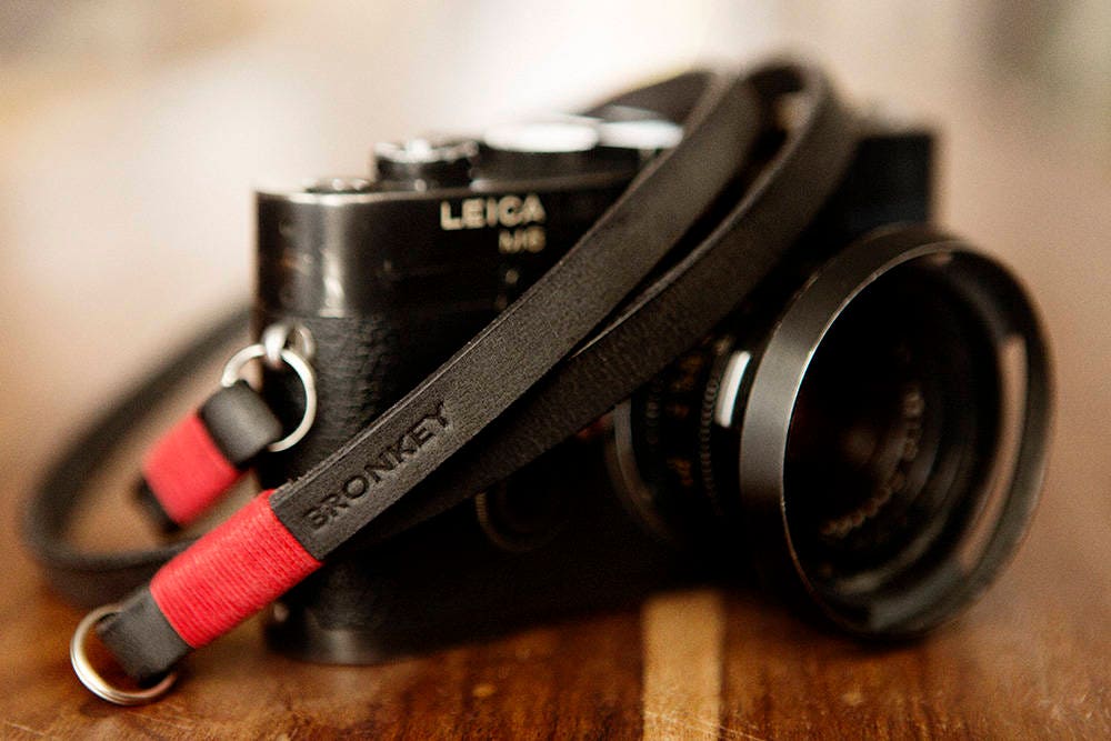 BRONKEY Leather Camera Strap for compact and mirrorless | Etsy