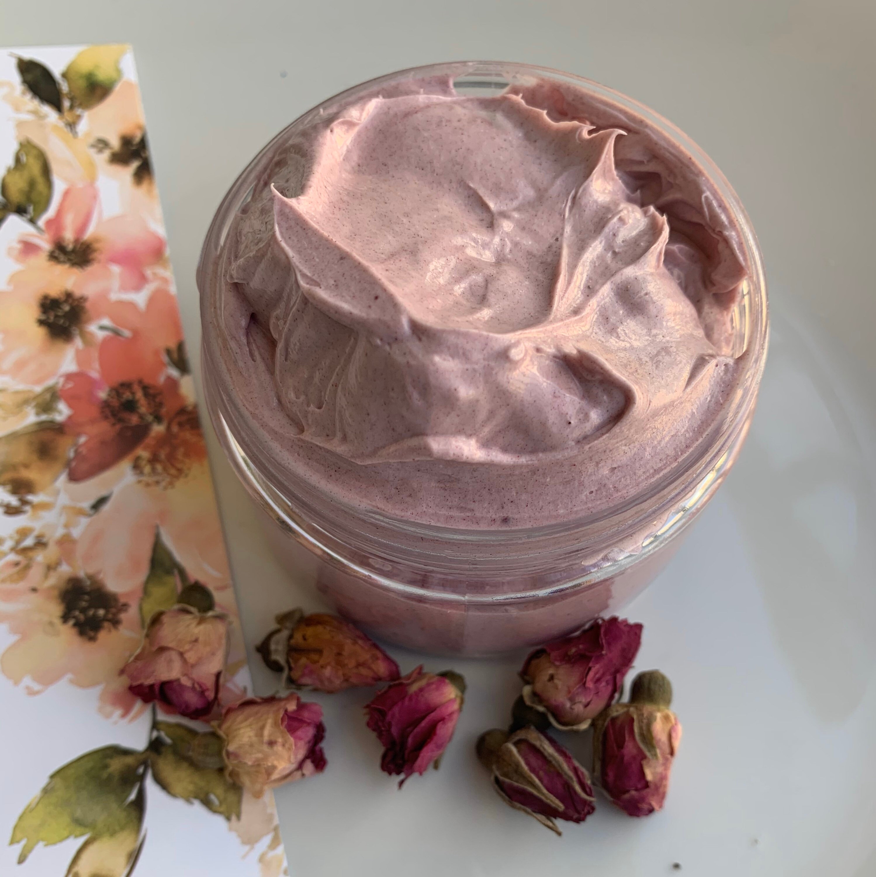Real Rose Body Butter Skin Moisturizer Rose Petal Body - Etsy