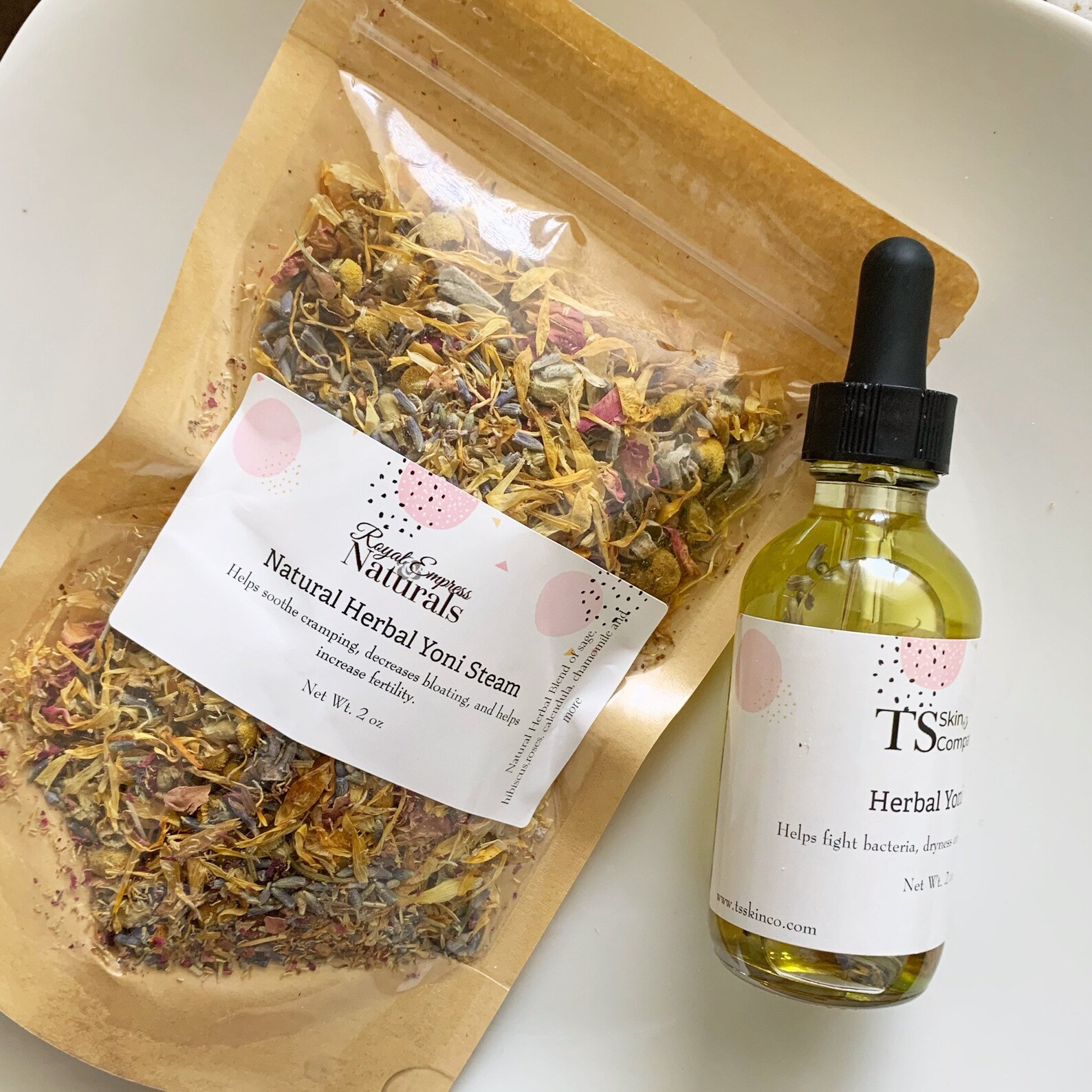 Yoni Herbal Steam + Yoni Herbal Infused Oil (yoni Steam Set) - Etsy