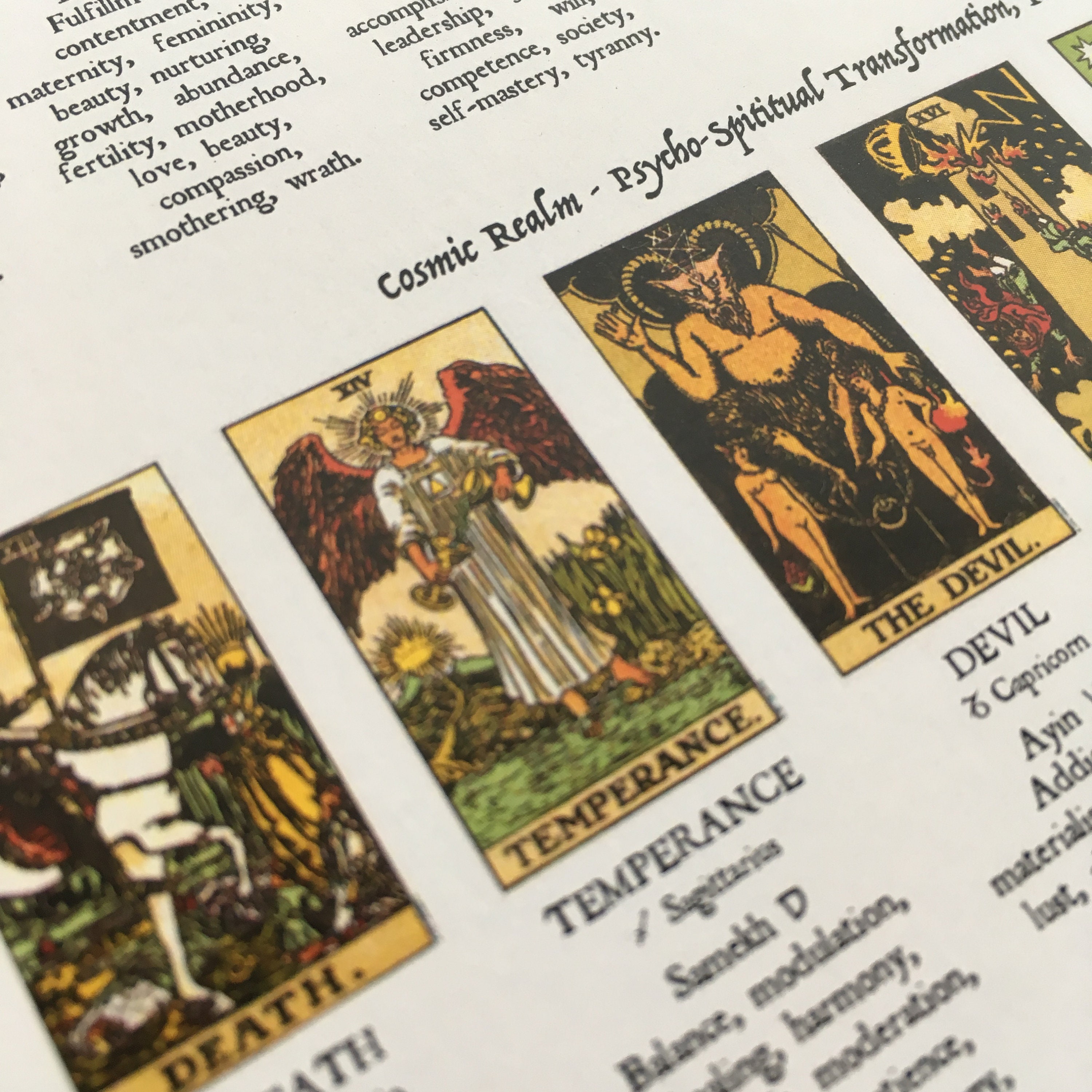 Tarot Cheat Sheet Printable Tarot Qabalah Cheat Sheet with | Etsy
