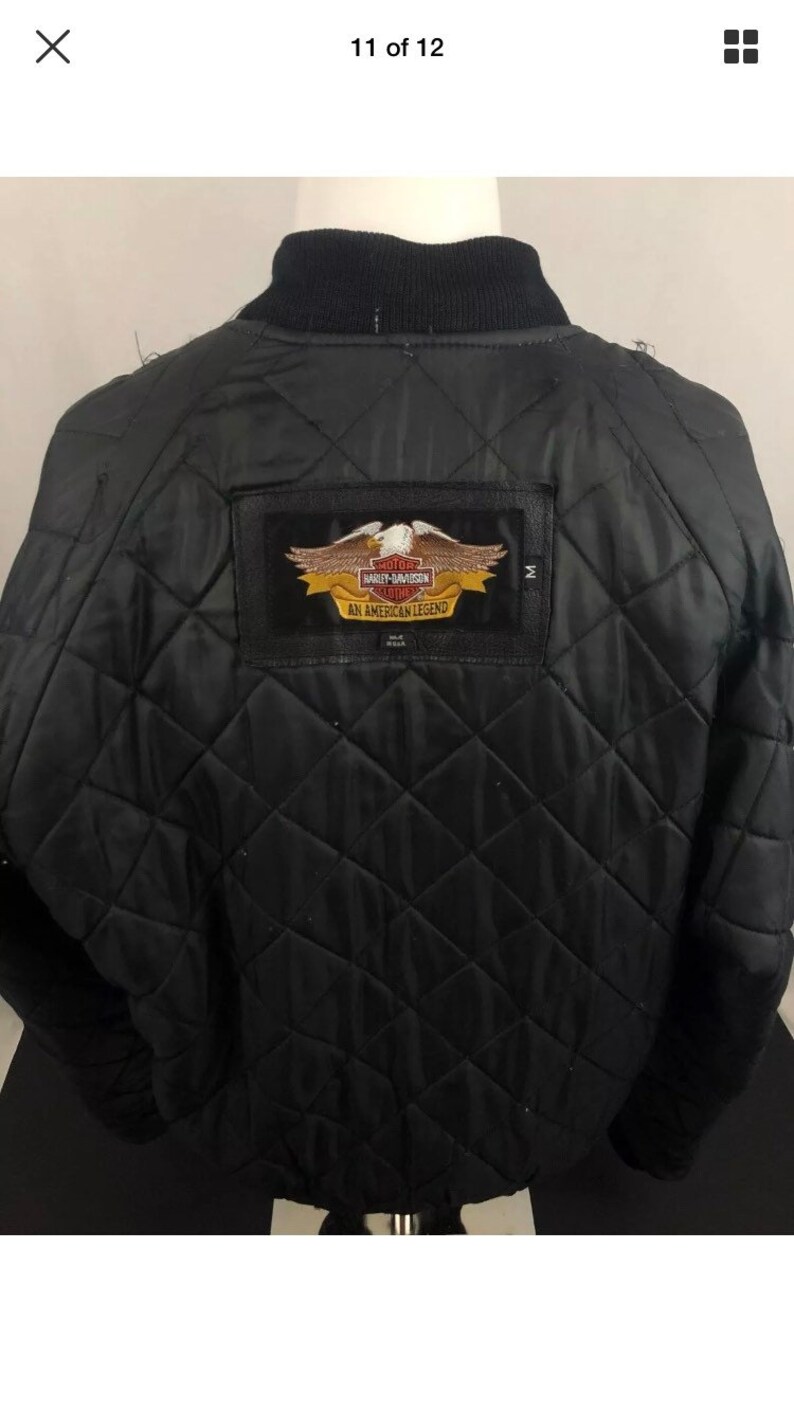 Harley Davidson Mens 90th Anniversary Bomber Jacket - Etsy