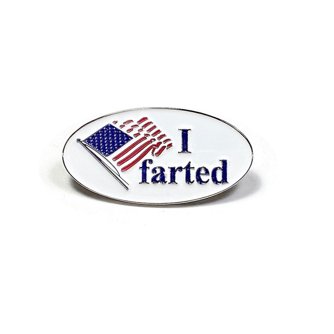 I Farted Enamel Pin "i Voted" Election Day Political Badge - Etsy