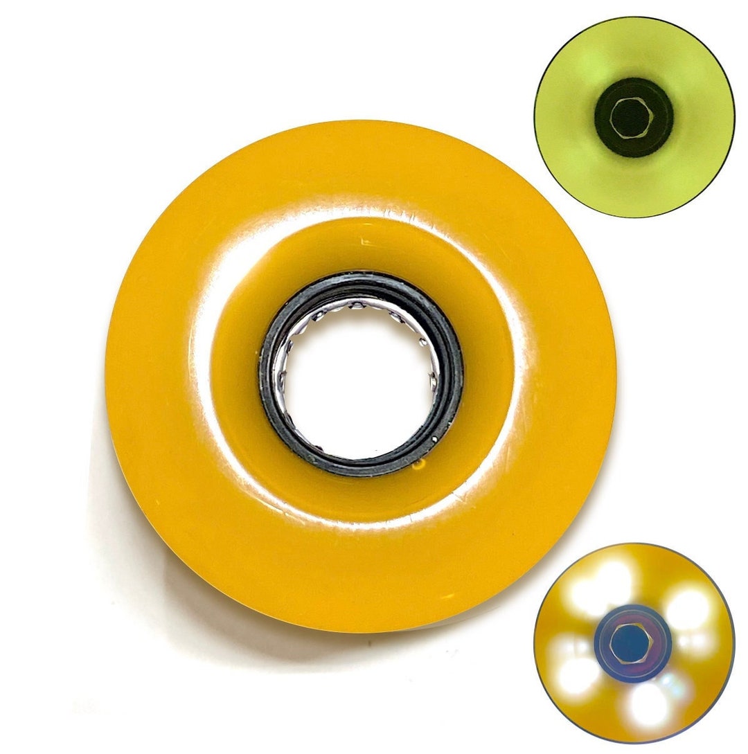 Luminous Sunrise Light up Glow Roller Skate Wheels, Set of 4 - Etsy