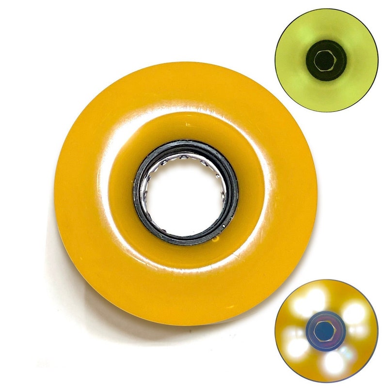 Luminous Sunrise Light up Glow Roller Skate Wheels, Set of 4 - Etsy
