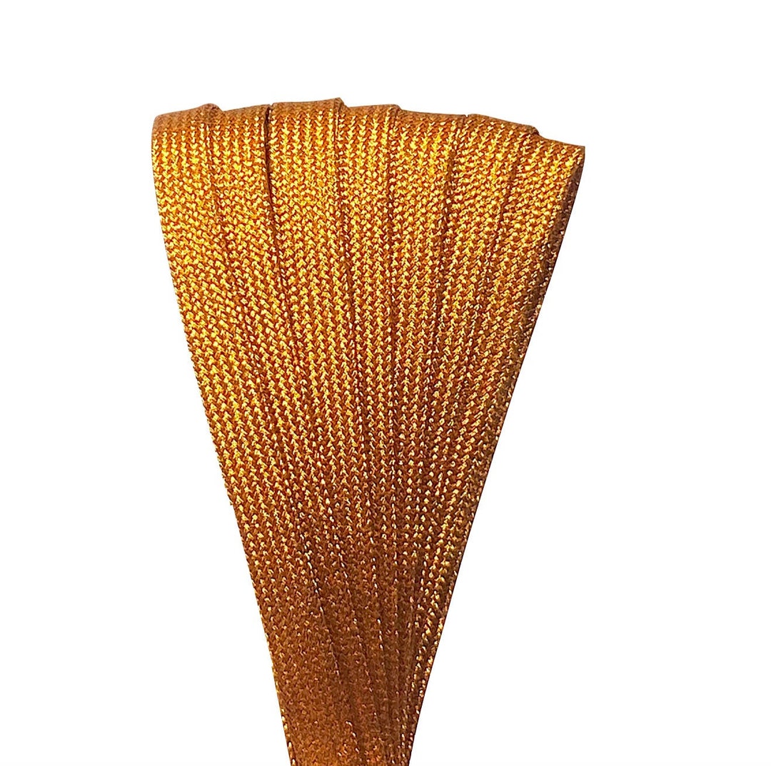 Dark Copper Orange SPARK Derby Laces Metallic Roller Skate Laces / Shoe ...