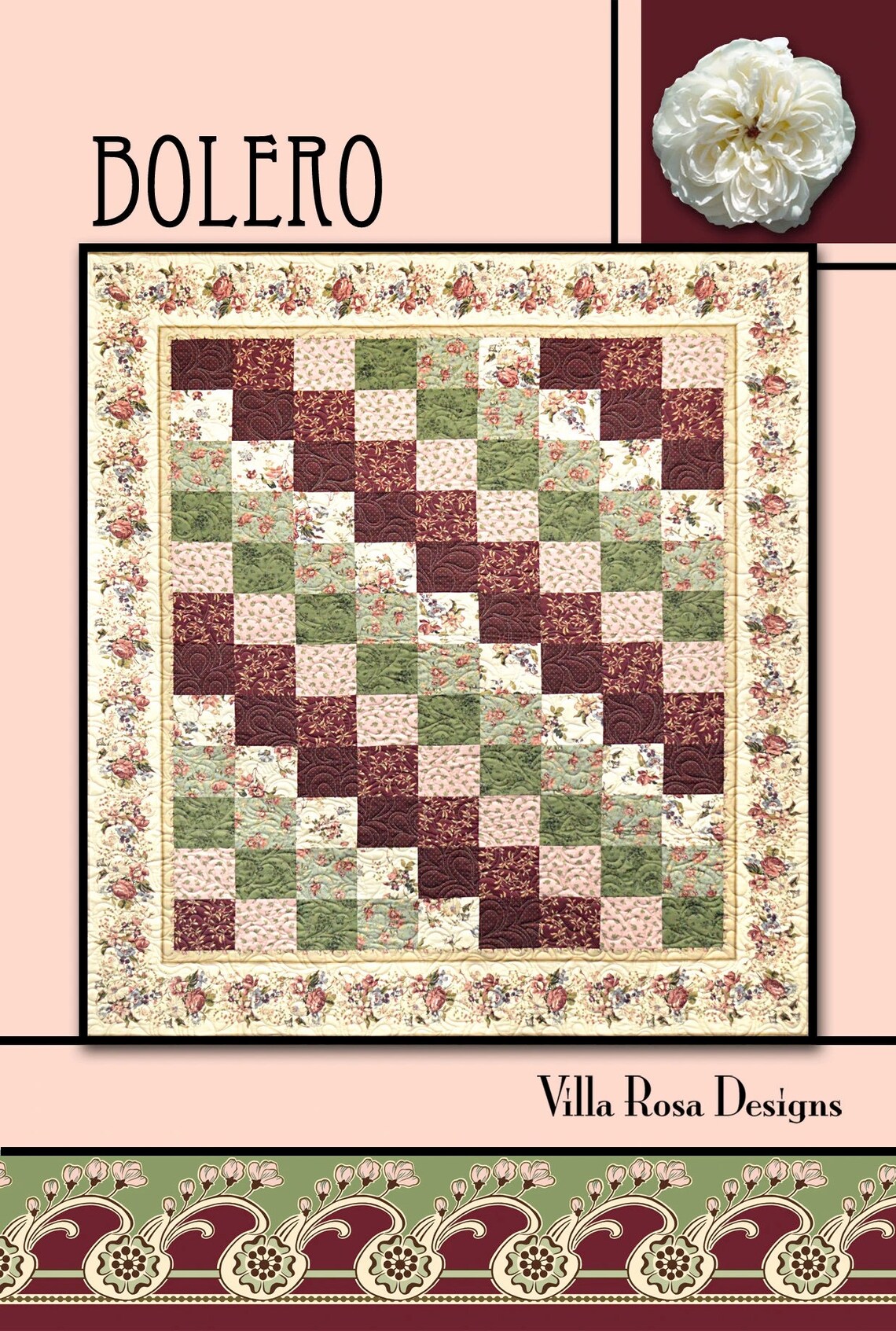 Bolero Quilt Pattern by Villa Rosa Designs Uses Fat | Etsy