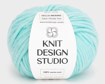 Turquoise Chunky Yarn - Etsy