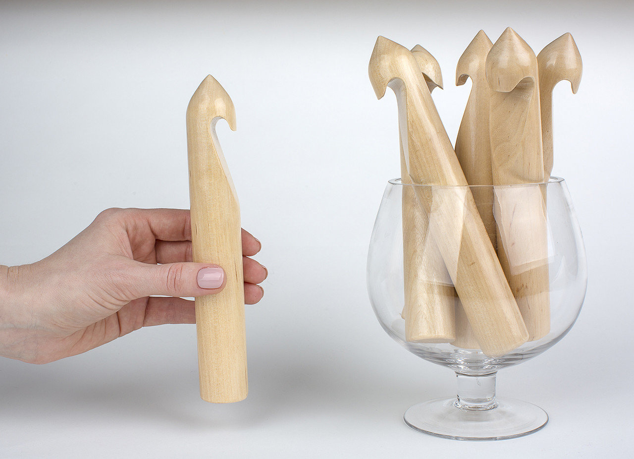 30 mm Giant crochet hook jumbo crochet hook big crochet | Etsy