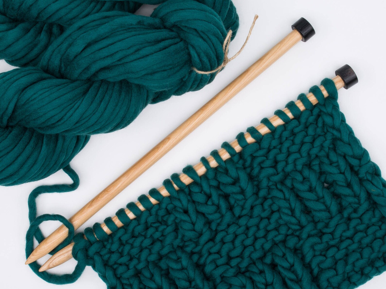 Big Knitting Needles 15mm US 19. Straight Wooden Knitting | Etsy