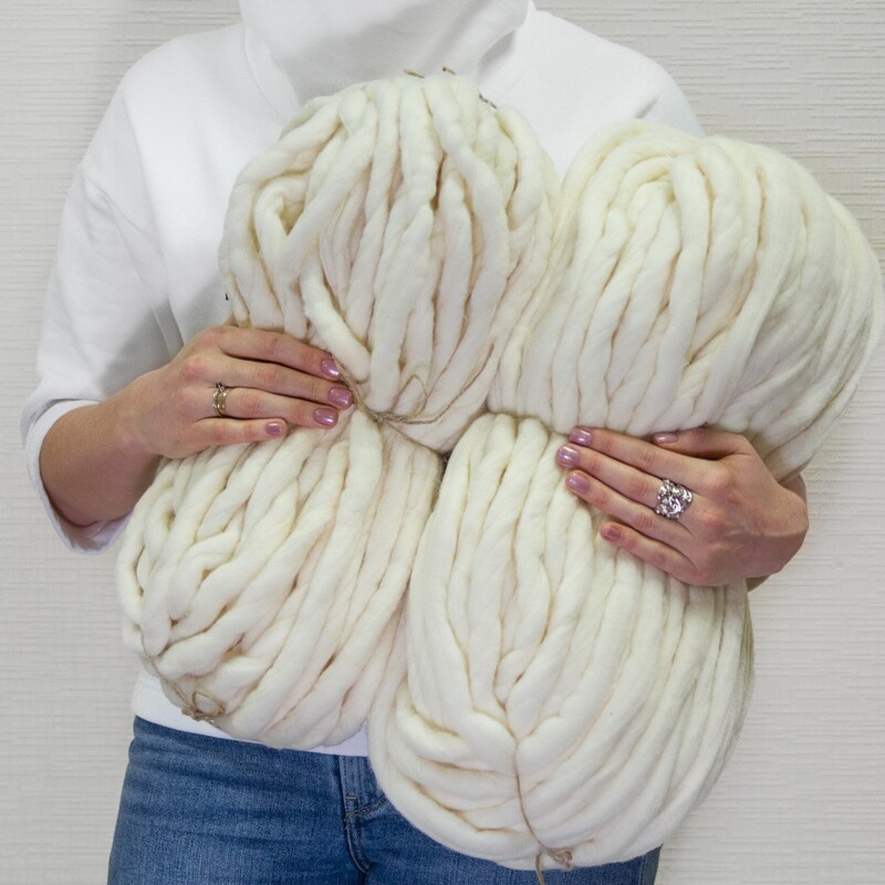 Giant Knit Blanket - Etsy