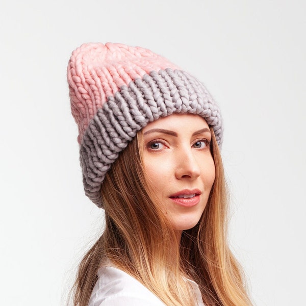 Hand Knit Hat - Etsy