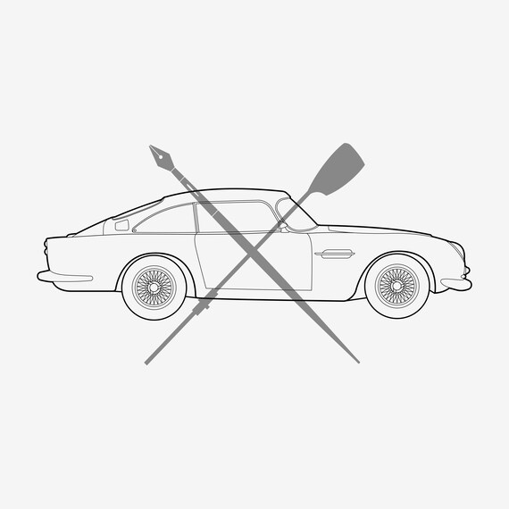Aston Martin DB5 Svg Png Eps Instant Download Vector Graphic - Etsy