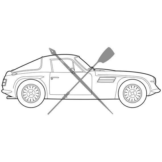 TVR Vixen S3 Svg Png Eps Instant Download Vector Graphic Line | Etsy