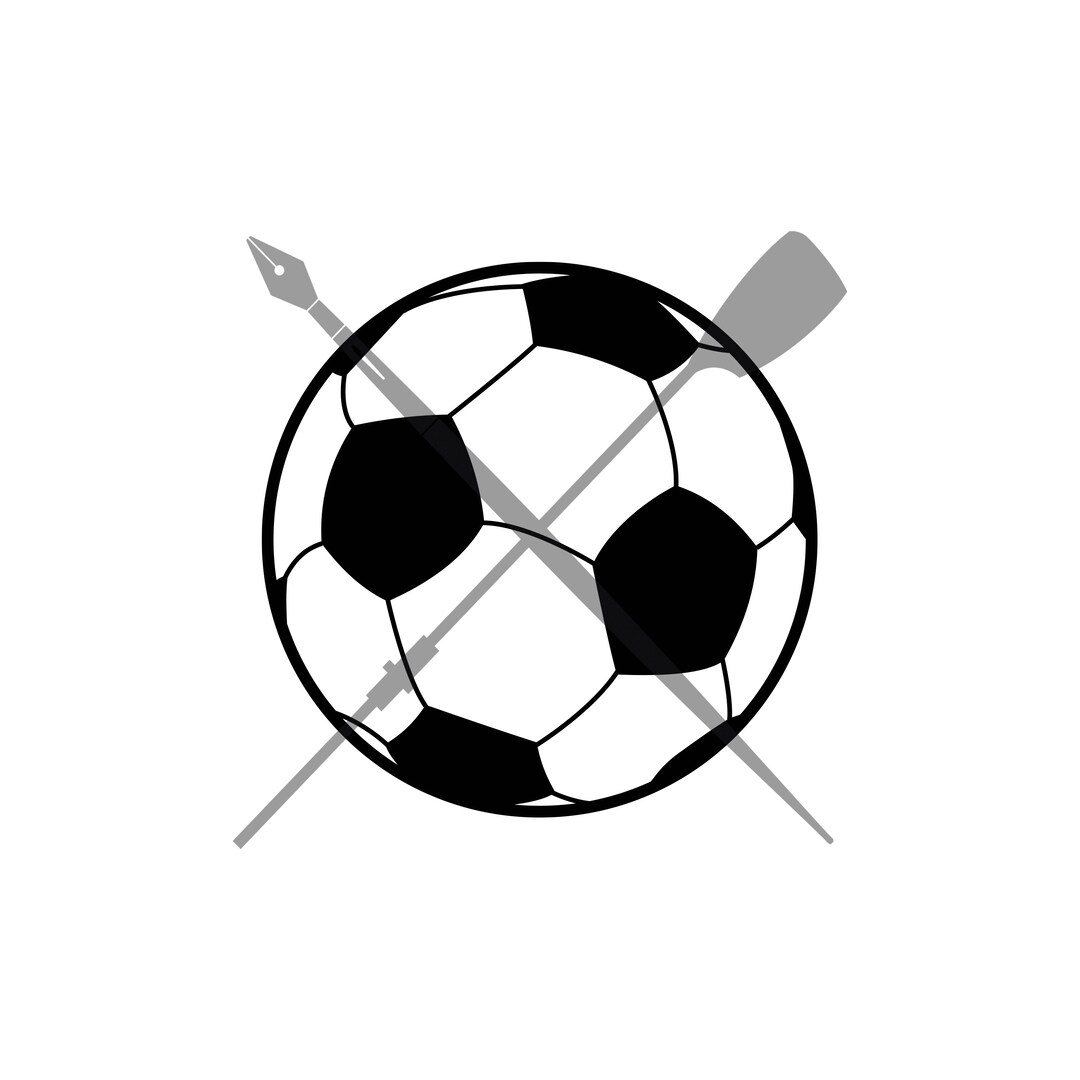 Football Soccer Ball Sports Footie SVG PNG EPS Instant Download Vector ...