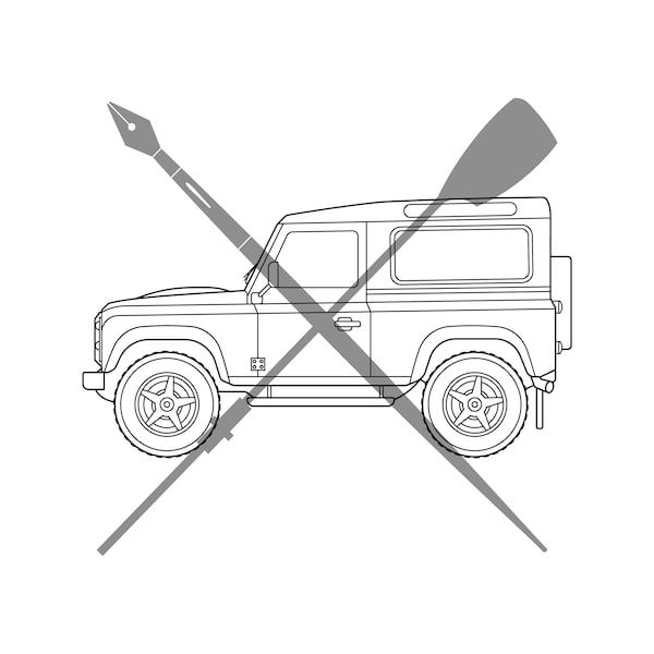 Land Rover Clip Art - Etsy UK