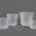 Small Clear Square Nursery and Seedling Pot Container Study Clear ...