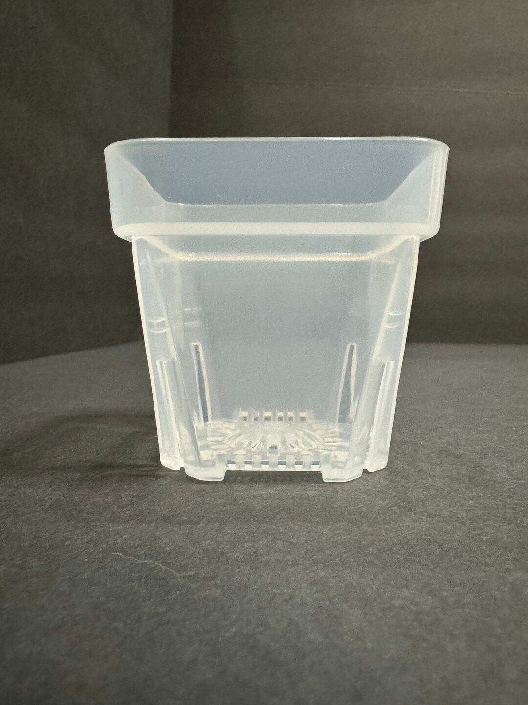 Small Clear Square Nursery and Seedling Pot Container Study Clear ...