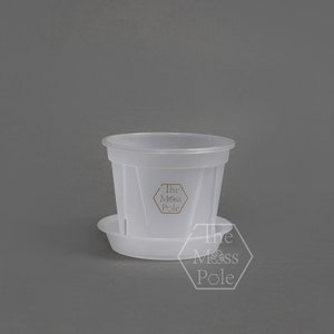 High Quality Clear Transparent Plant Pots With Good Drainage Planter ...