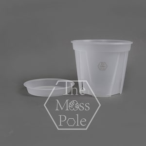 High Quality Clear Transparent Plant Pots With Good Drainage Planter ...