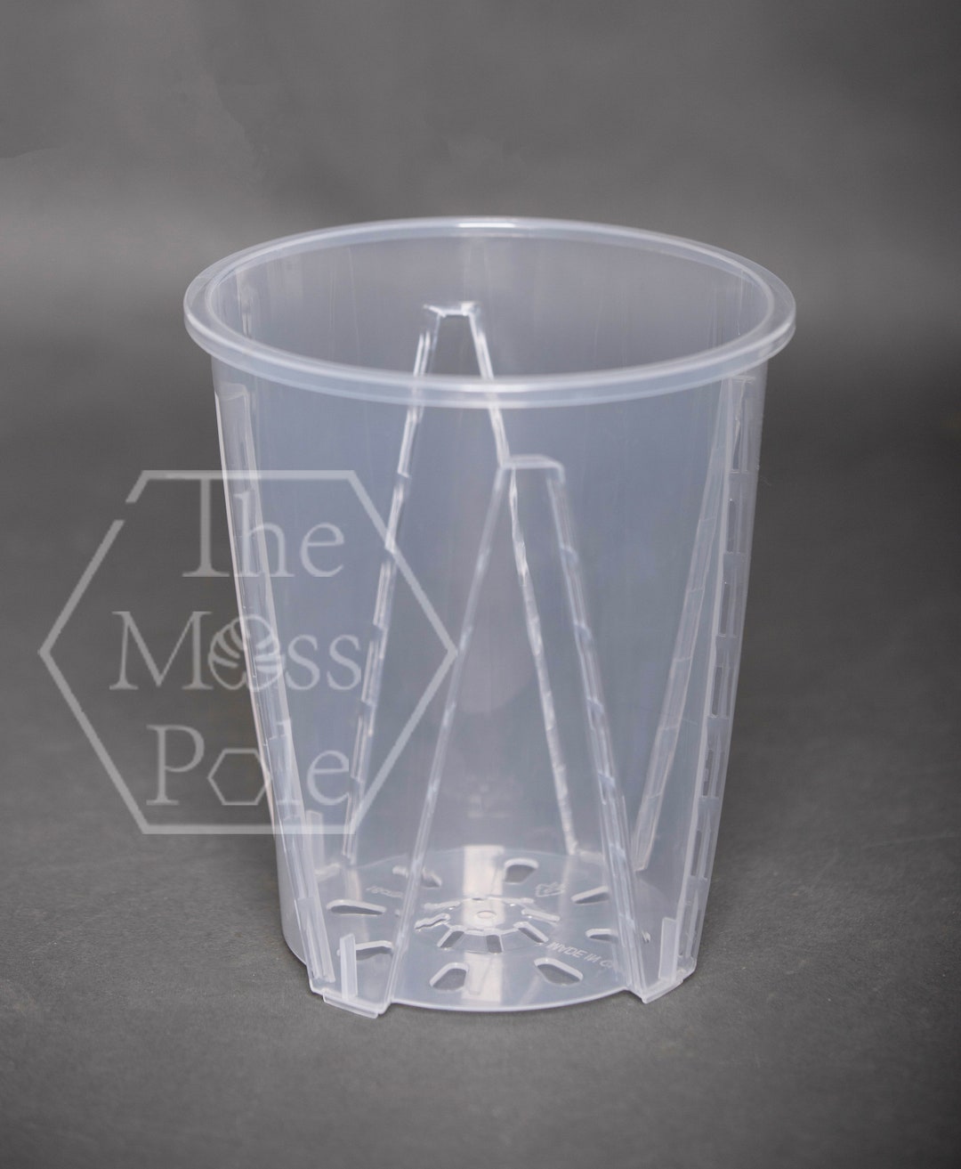 High Quality TALL Clear Transparent Plant Pots With Good Drainage ...