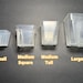 Small Clear Square Nursery and Seedling Pot Container Study Clear ...