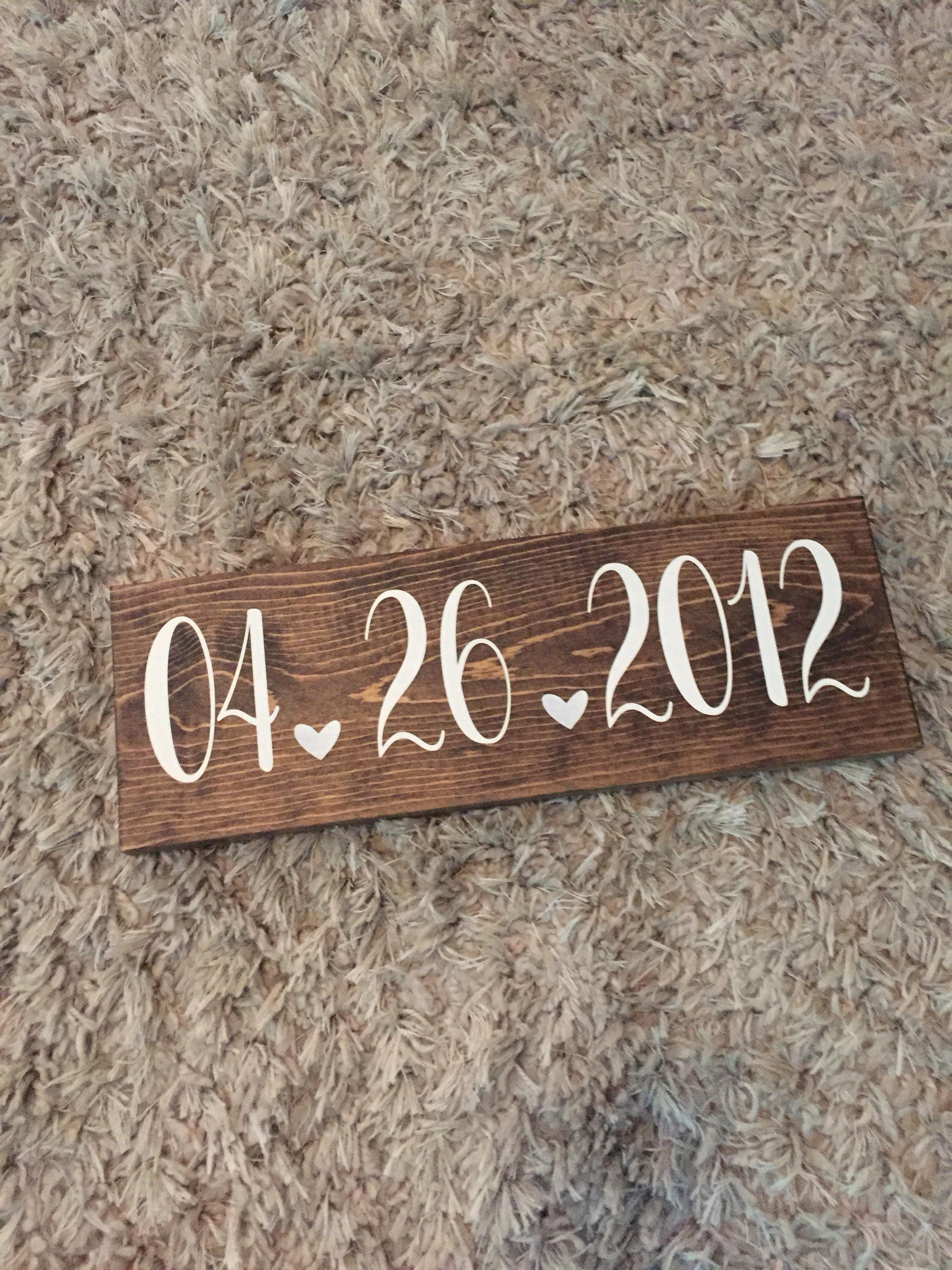Wedding Date Sign Save the Date Sign Special Date Sign - Etsy