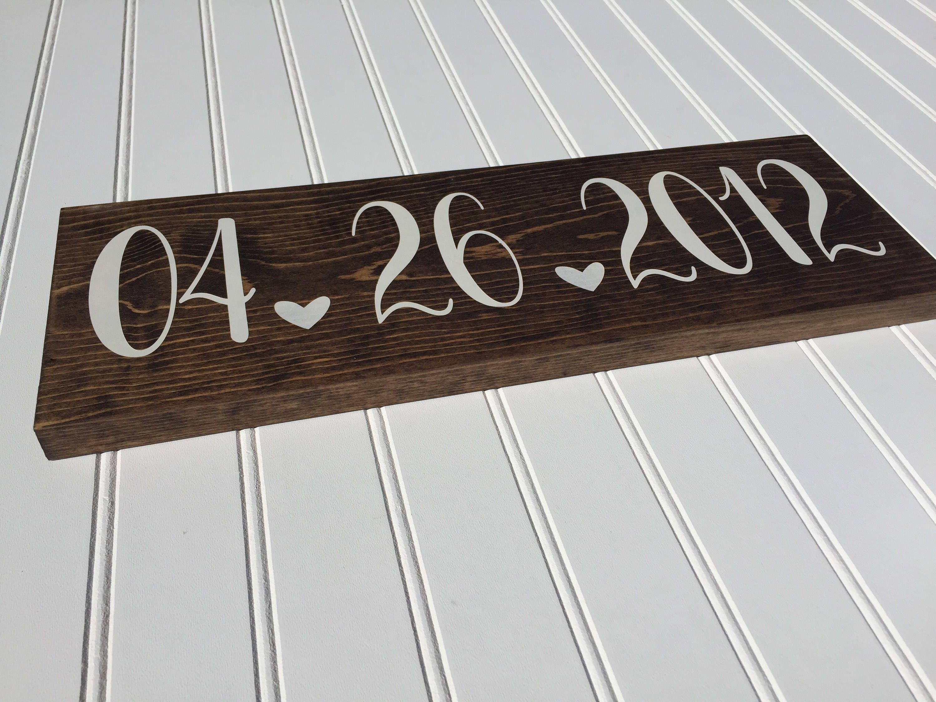 Wedding date sign save the date sign special date sign | Etsy