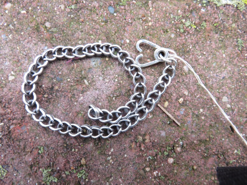 Handmade Sterling Silver Spanish Money Chain Braclet - Etsy