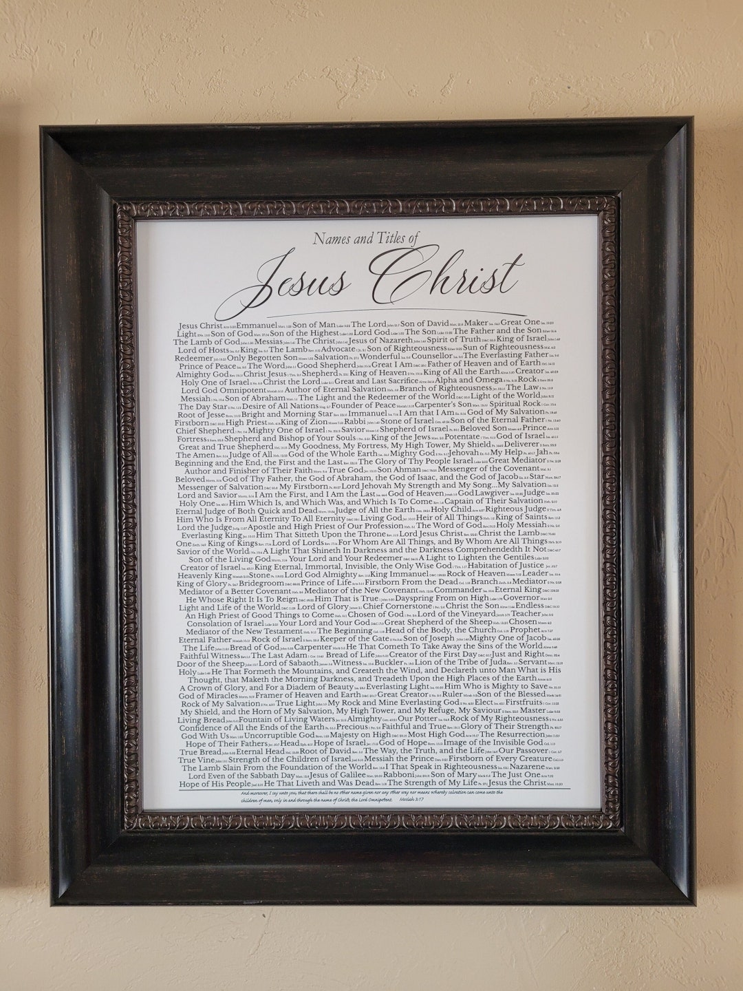 Names and Titles of Jesus Christ | Over 250 Names and Titles | Instant ...