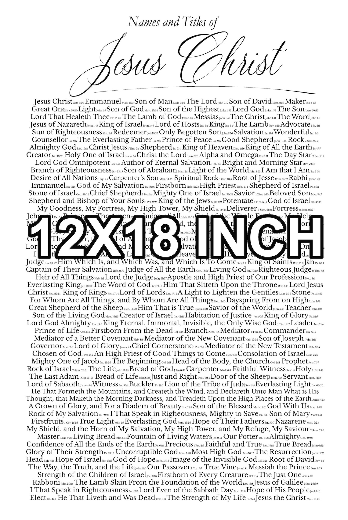 Bible Names and Titles of Jesus Christ | Over 200 Names and Titles From ...