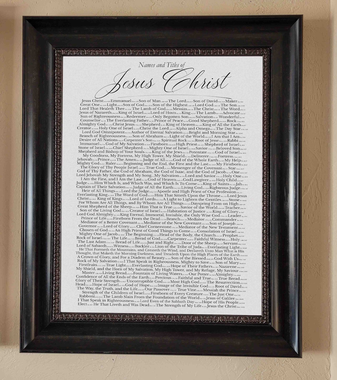 Bible Names and Titles of Jesus Christ | Over 200 Names and Titles From ...