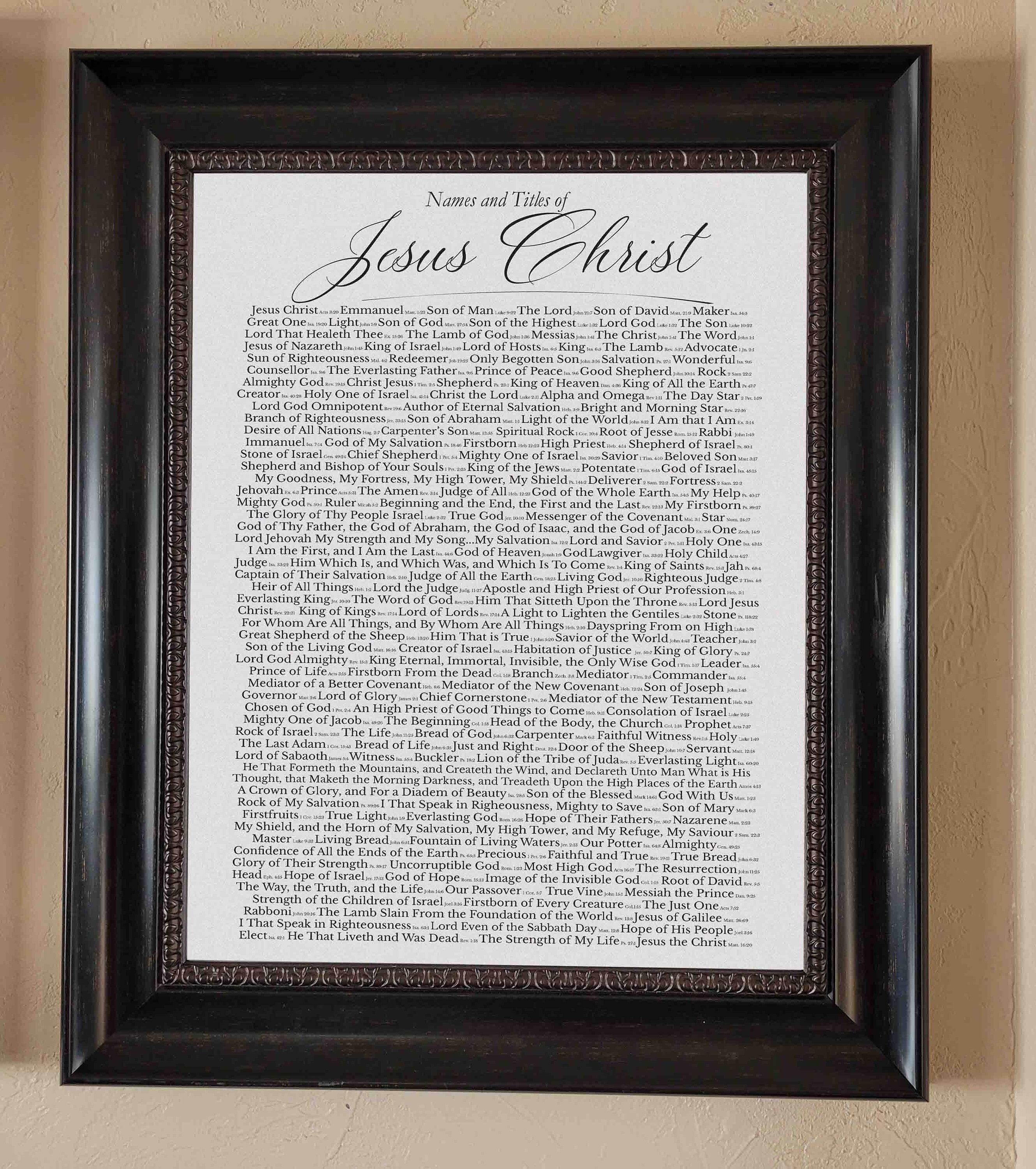 Bible Names and Titles of Jesus Christ | Over 200 Names and Titles From ...