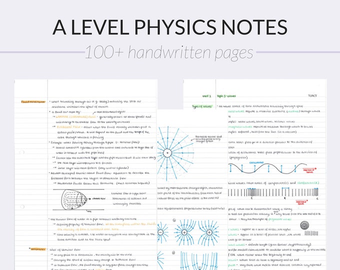 A Level Physics Ultimate Notes | Handwritten Revision Notes | Study ...